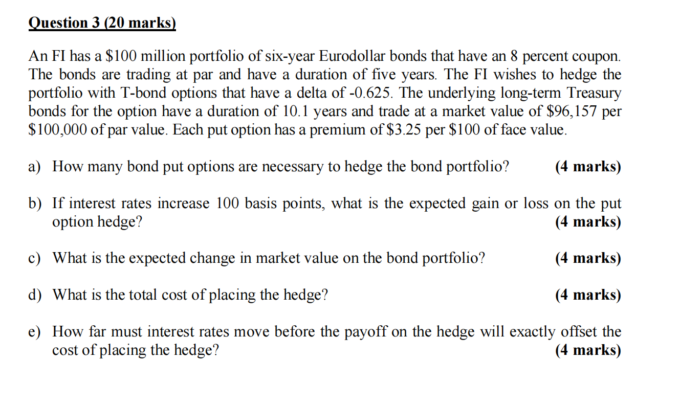 Solved Show me the steps to solve Question 3 (20 ﻿marks) ﻿An | Chegg.com