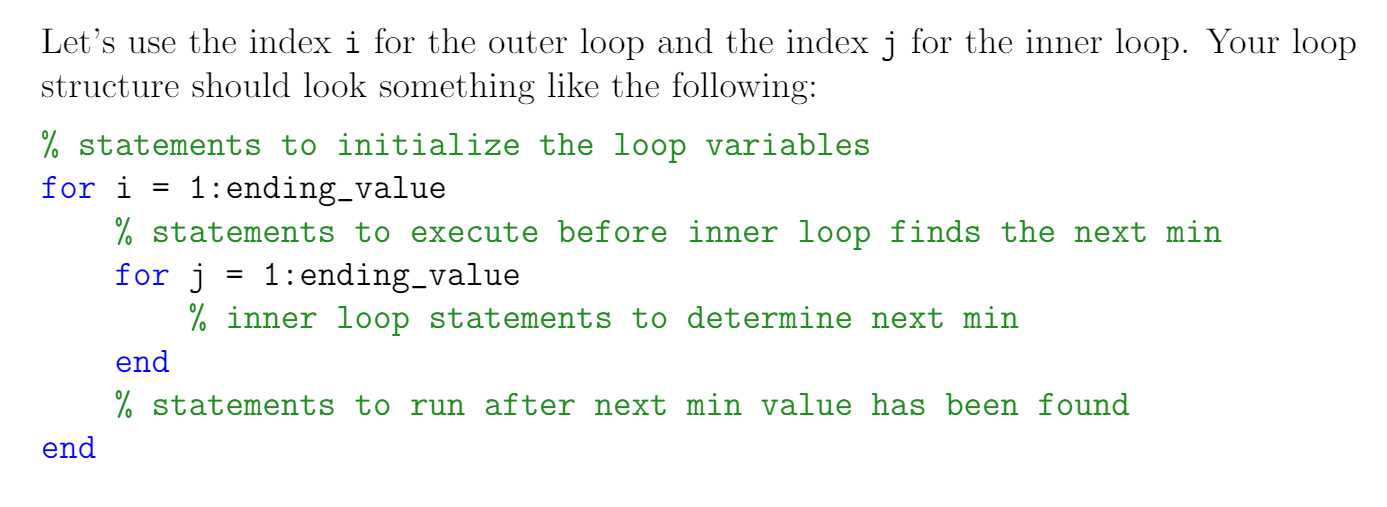 Solved Matlab HW Help needed Some instructions for the | Chegg.com
