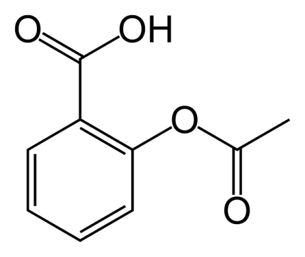 Solved Determine the electronic transitions that aspirin can | Chegg.com
