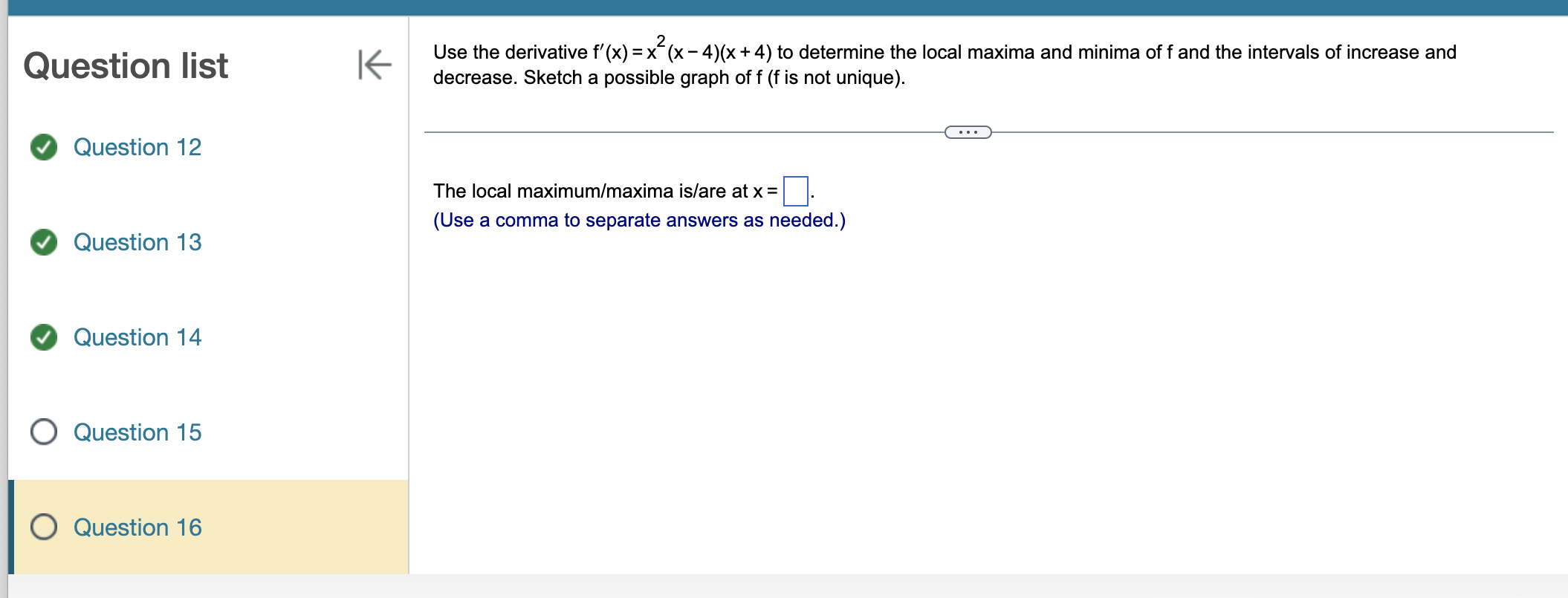 Solved Question list 1