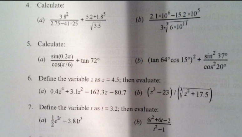 Solved Solve The Following Problems 4b 6a 6b 7a 7b 