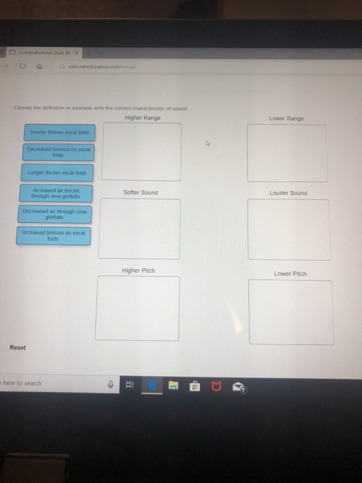 Solved 0公 ips Classify the definition or example with the | Chegg.com