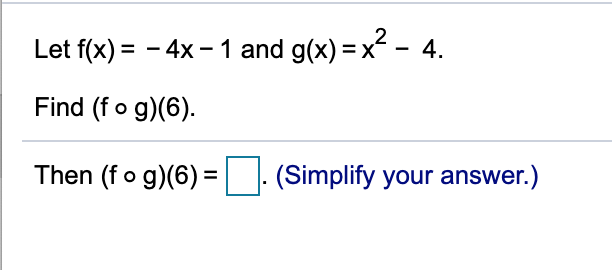 Solved Let f(x) = x - 1 and g(x) = x² – x. Find and simplify | Chegg.com Solved Let f(x) = x - 1 and g(x) = x² – x. Find and simplify | Chegg.com