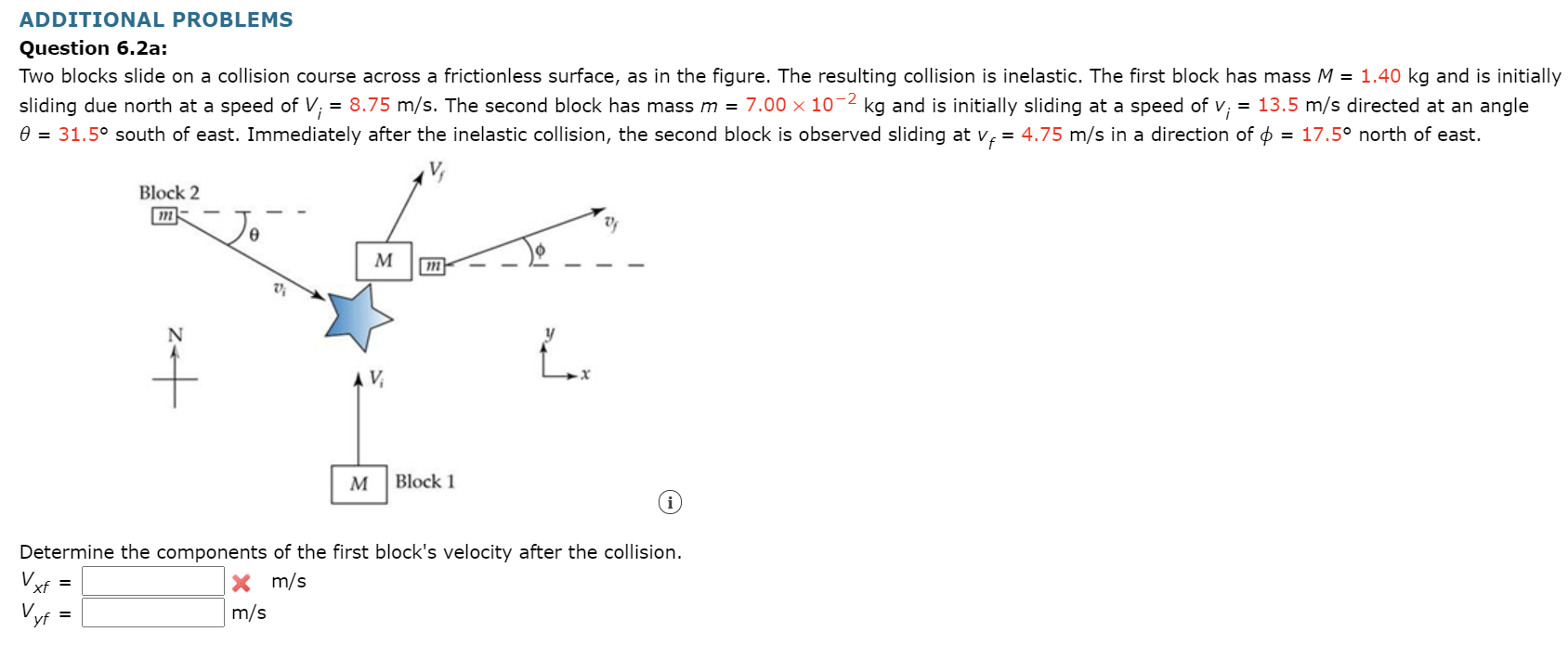 Solved ADDITIONAL PROBLEMS Question 6.2a: Two blocks slide | Chegg.com