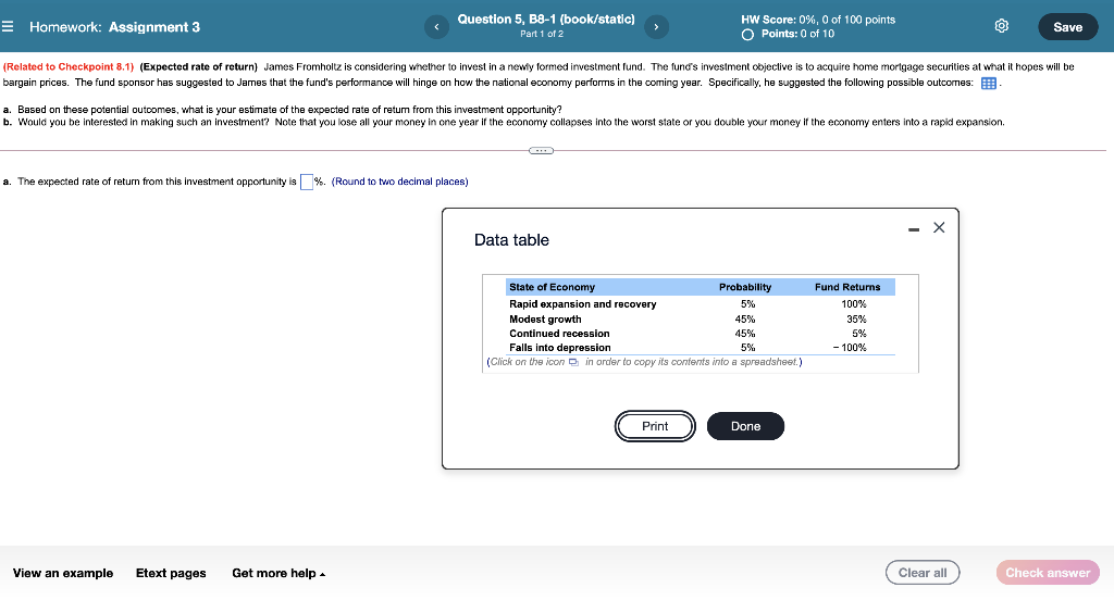 Solved E Homework Assignment 3 Question 5 B8 1