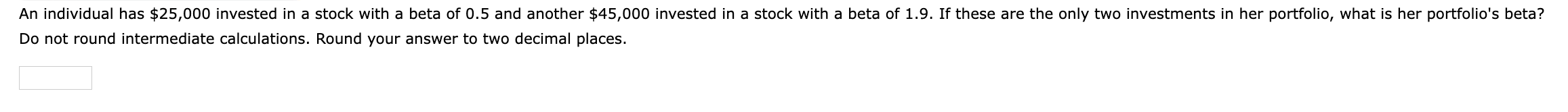 Solved Do not round intermediate calculations. Round your | Chegg.com
