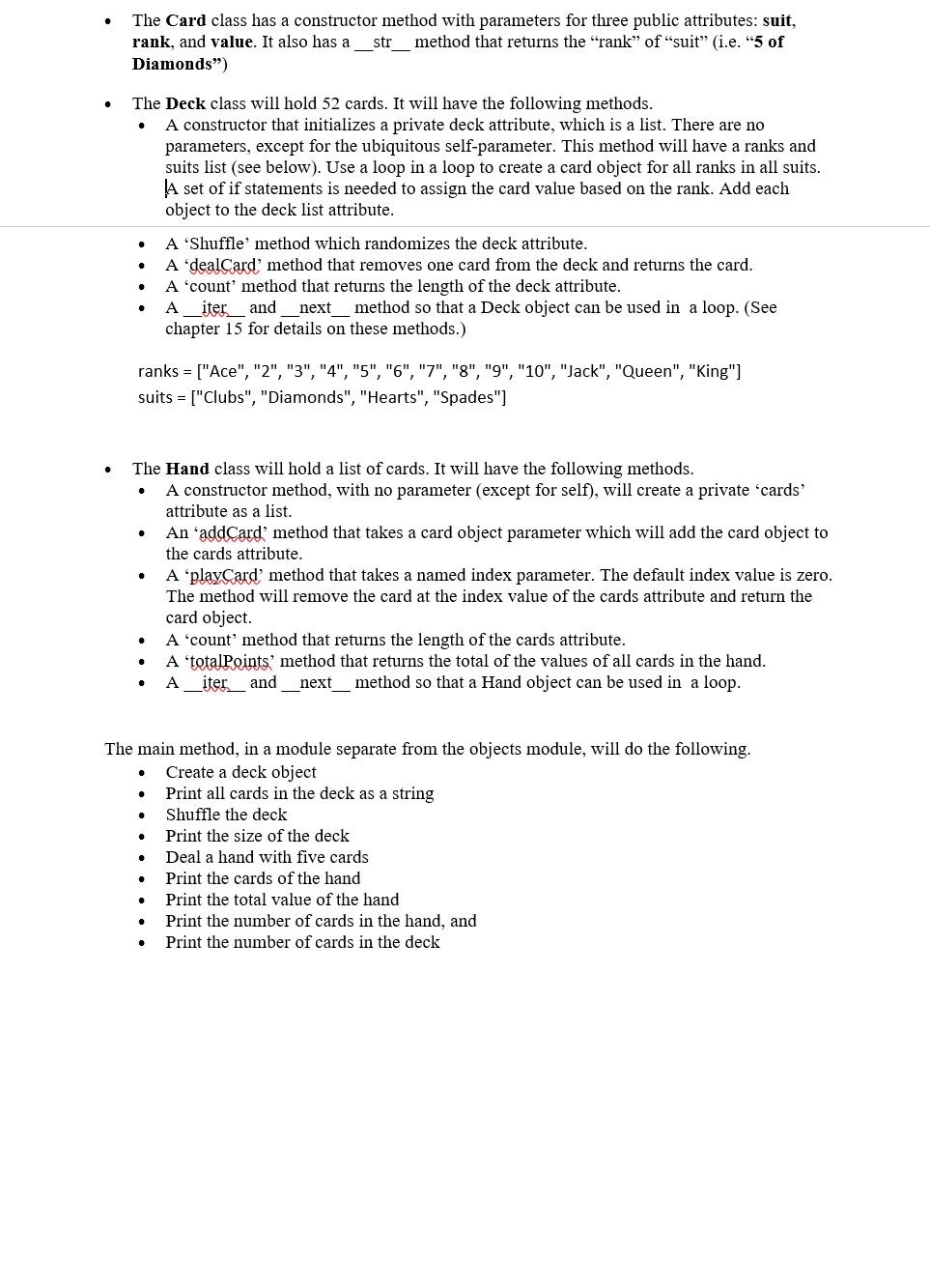 In Python please code the following homework | Chegg.com
