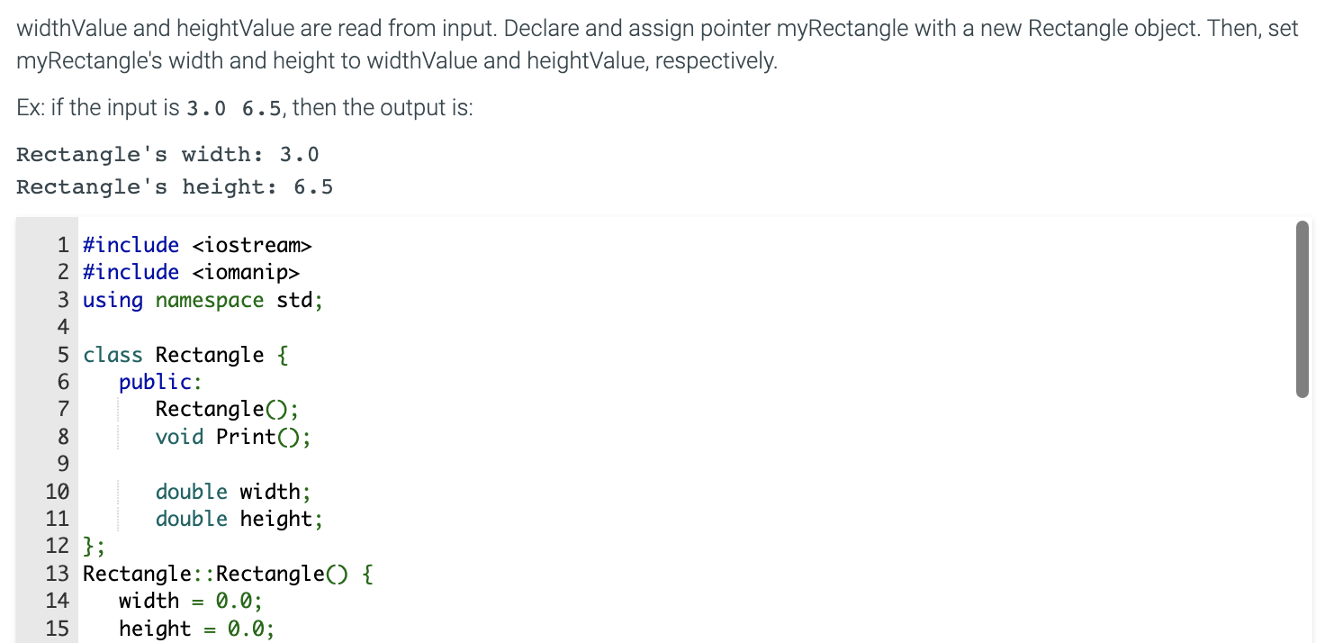Solved widthValue and heightValue are read from input. | Chegg.com