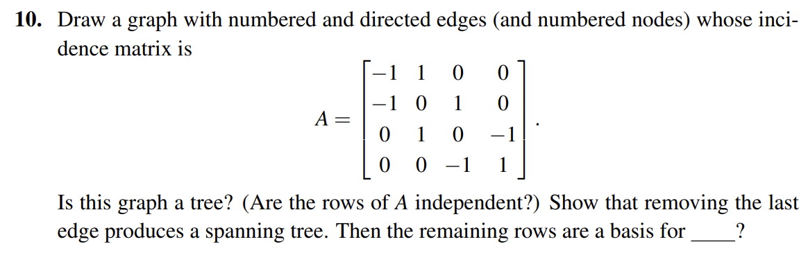 Solved Draw a graph with numbered and directed edges (and | Chegg.com