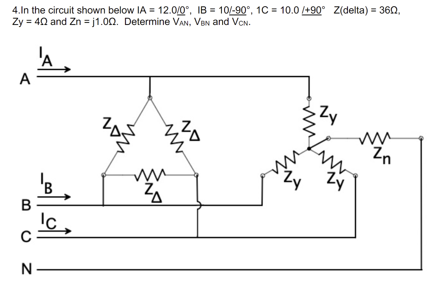 Solved 4.In the circuit shown below | Chegg.com