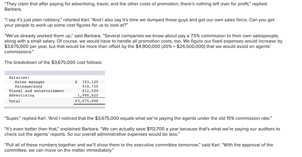 Solved Case 5-32 (Algo) Cost Structure; Break-Even and | Chegg.com