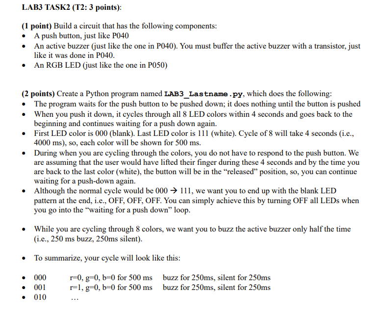 Solved (1 point) Build a circuit that has the following | Chegg.com