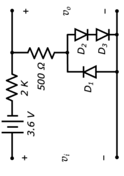 Solved Diodes D1, D2 and D3 are identical diodes with | Chegg.com