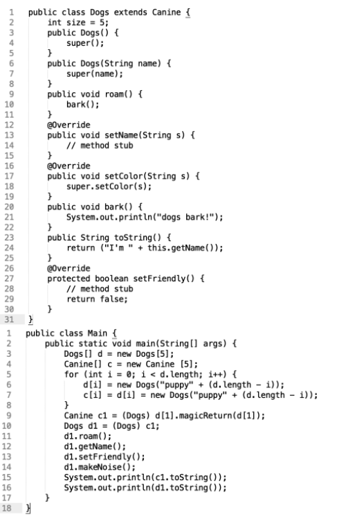 Solved UWN 11 12 Check the Java code below and select all | Chegg.com