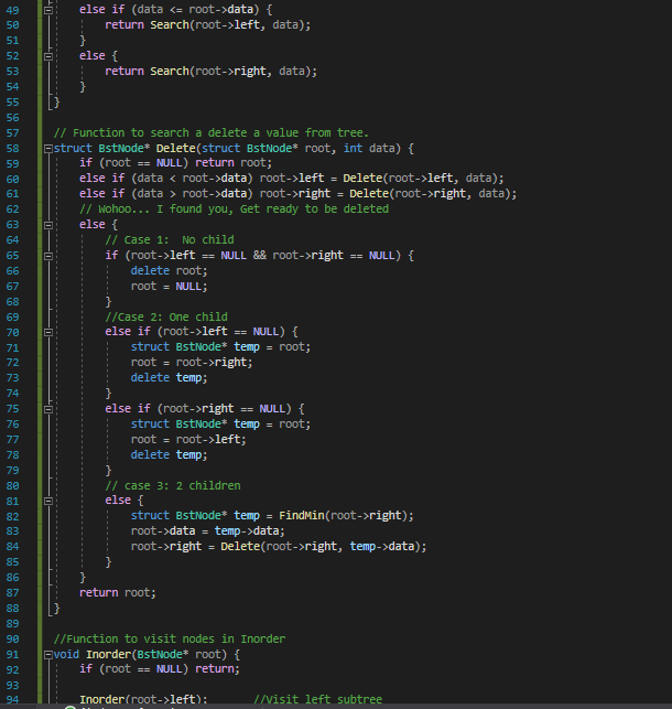 Solved printf("\%d ", root->data); //Print data | Chegg.com