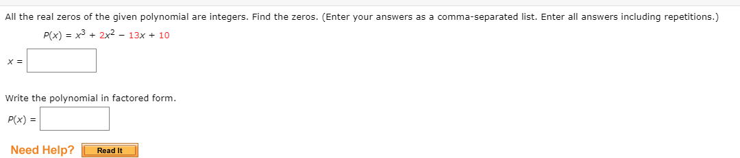 Solved All the real zeros of the given polynomial are | Chegg.com