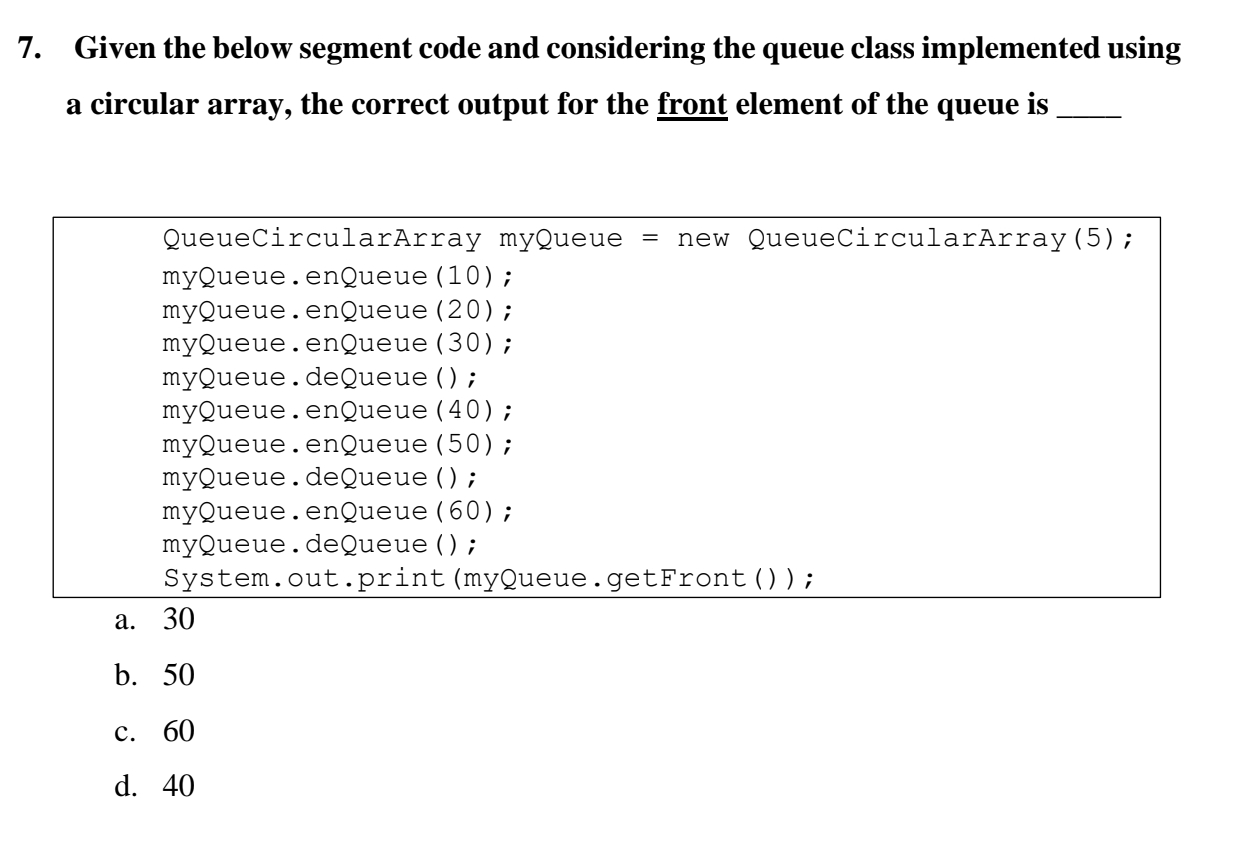 Solved Given the below segment code and considering the | Chegg.com