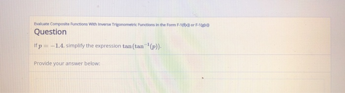 Solved Evaluate Composite Functions with Inverse | Chegg.com