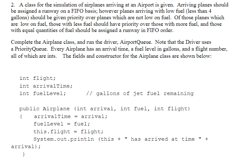 DRIVER: package queueDriver; import queue.*; import | Chegg.com