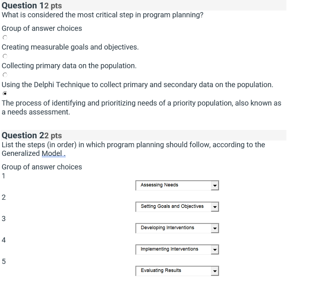 Solved What is considered the most critical step in program | Chegg.com