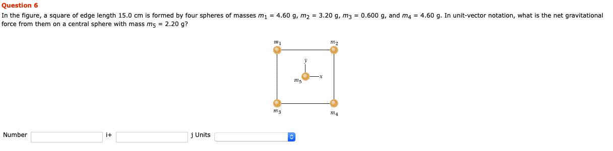Solved Question 6 In the figure, a square of edge length | Chegg.com