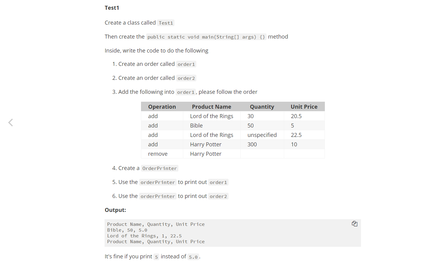 Solved Question 1 - Shopping Cart Calculator After a long | Chegg.com