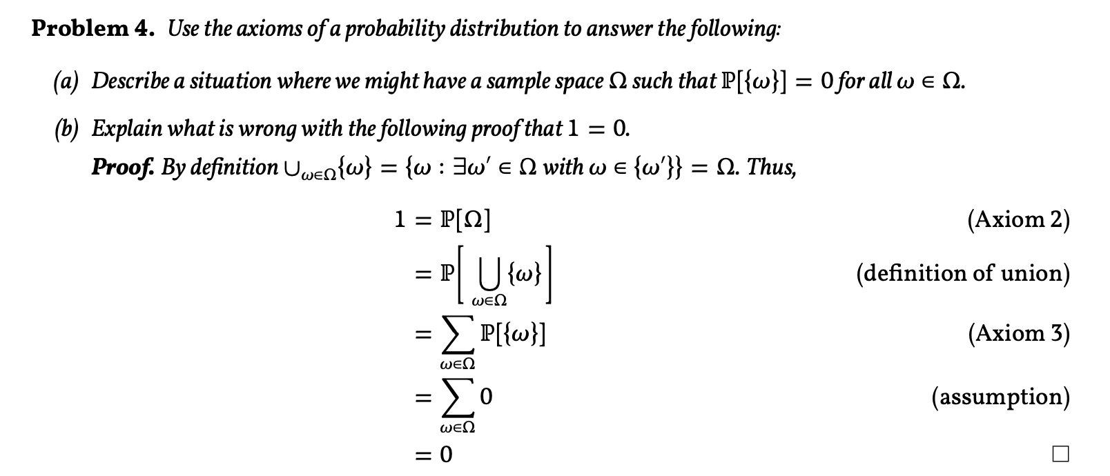 Solved Problem 4. Use the axioms of a probability | Chegg.com