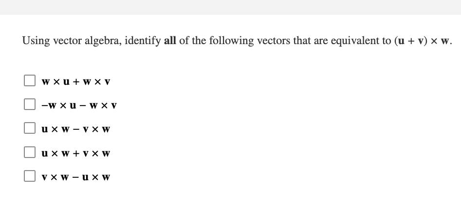 Solved Using vector algebra, identify all of the following | Chegg.com