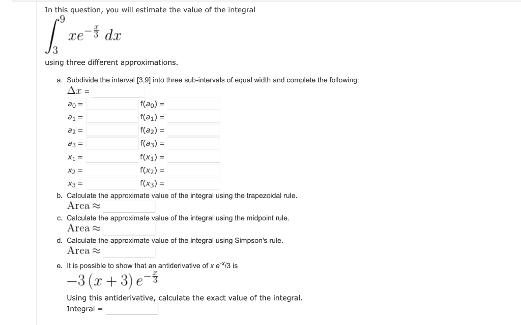 Solved In this question, you will estimate the value of the | Chegg.com