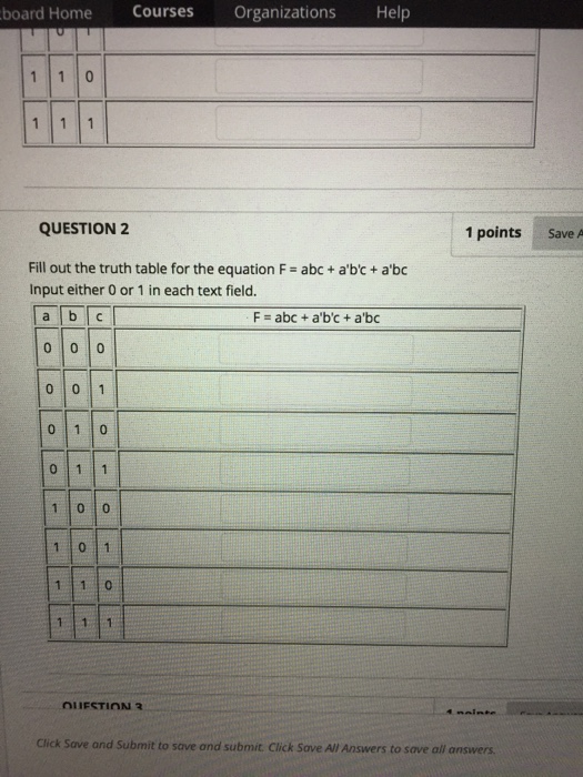 Solved QUESTION 6 1 points Sa Convert the following Boolean | Chegg.com
