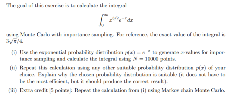 Solved The goal of this exercise is to calculate the | Chegg.com
