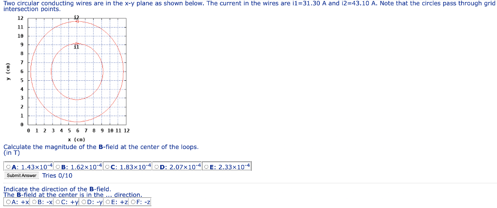 Solved Two circular conducting wires are in the x−y plane as | Chegg.com