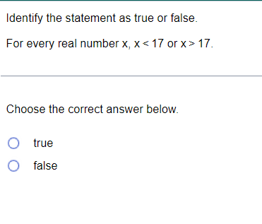 Solved Identify the statement as true or false. For every | Chegg.com