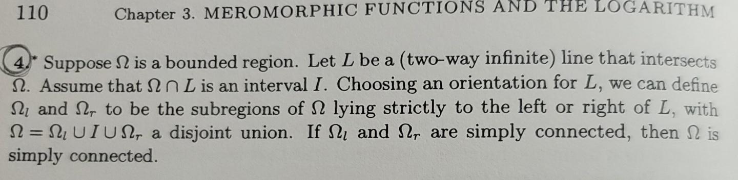 Solved 110 Chapter 3. MEROMORPHIC FUNCTIONS AND THE | Chegg.com
