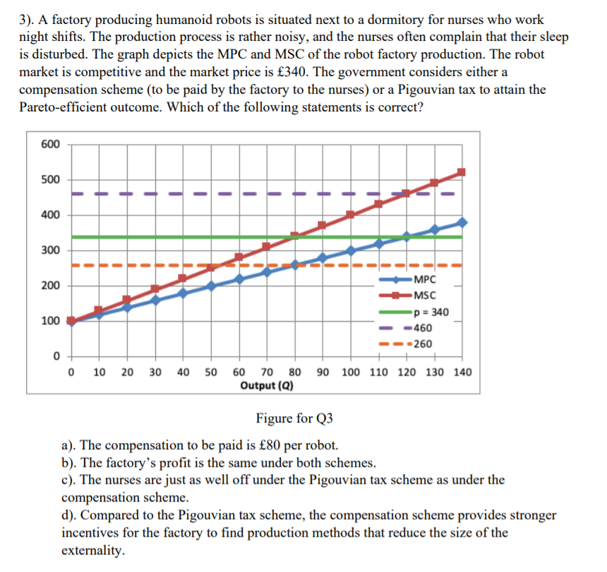 Solved 3). A factory producing humanoid robots is situated | Chegg.com