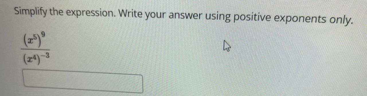 Solved Simplify the expression. Write your answer using | Chegg.com