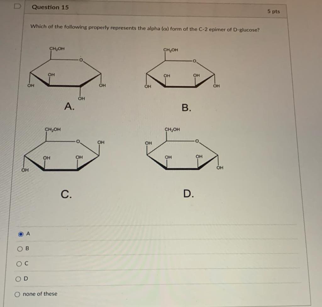 Solved Which of the following properly represents the alpha | Chegg.com