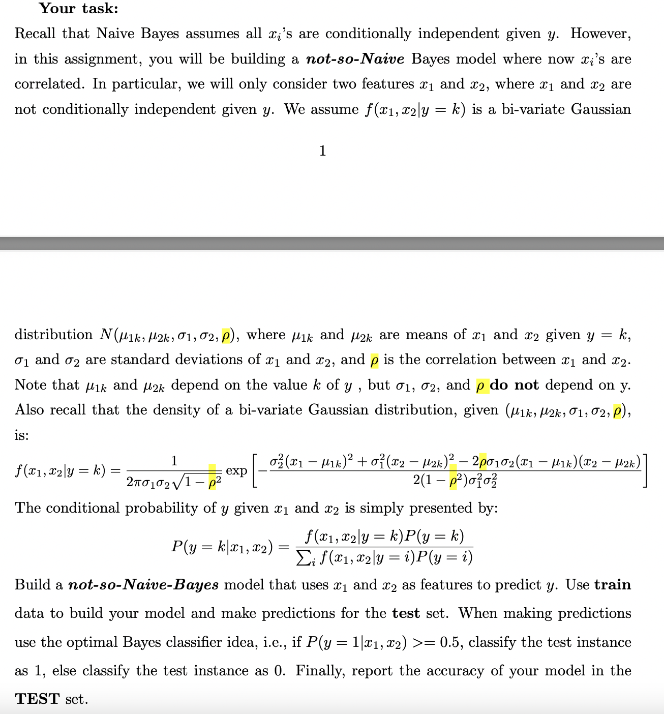 Solved Function Parameters:train: This is the training data | Chegg.com