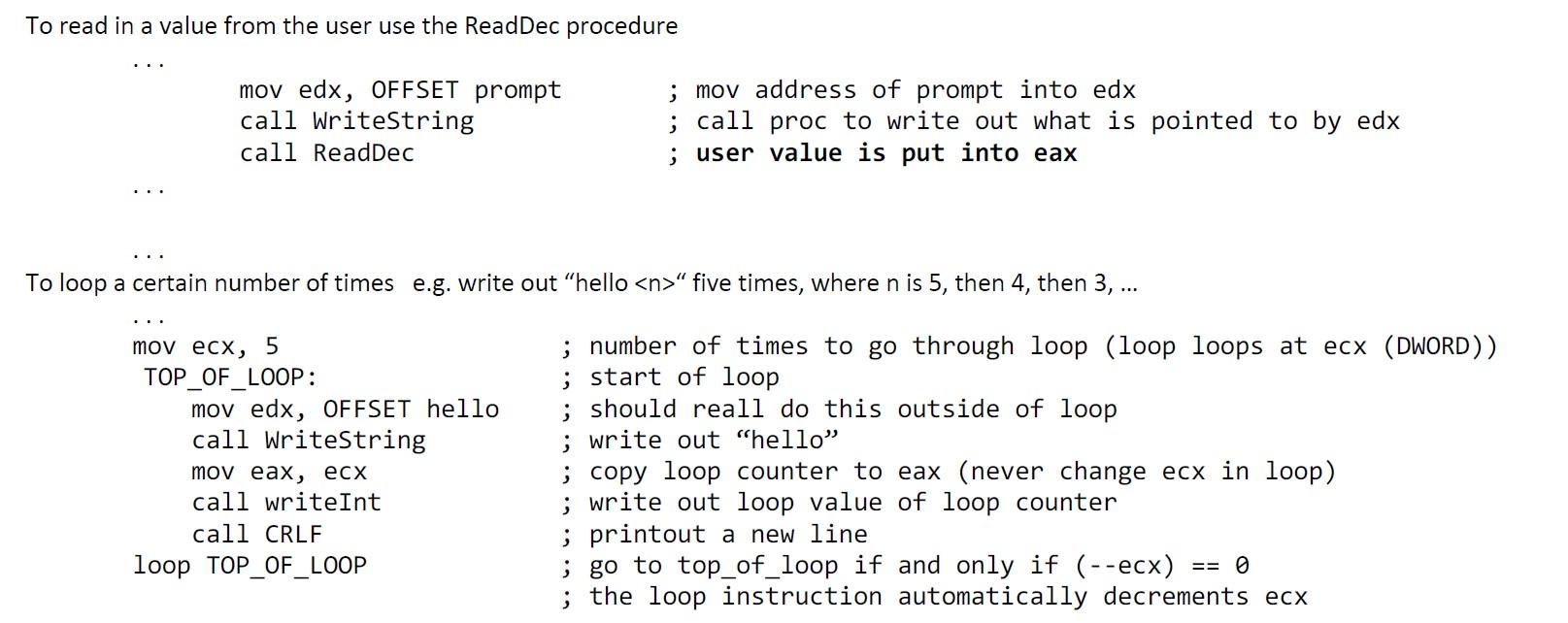 Solved In 32bit Assembly, Use the following base | Chegg.com