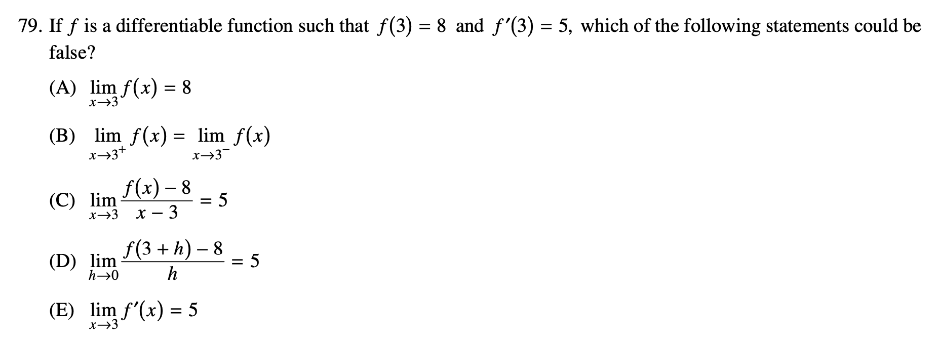 Solved 22. The function f has a continuous derivative. The | Chegg.com