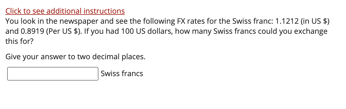 Solved Click to see additional instructions You look in the | Chegg.com