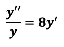 Solved 1 у" 8y" у | Chegg.com