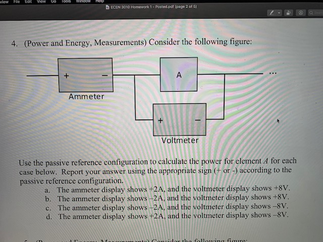 Solved Use the passive reference configuration to calculate | Chegg.com