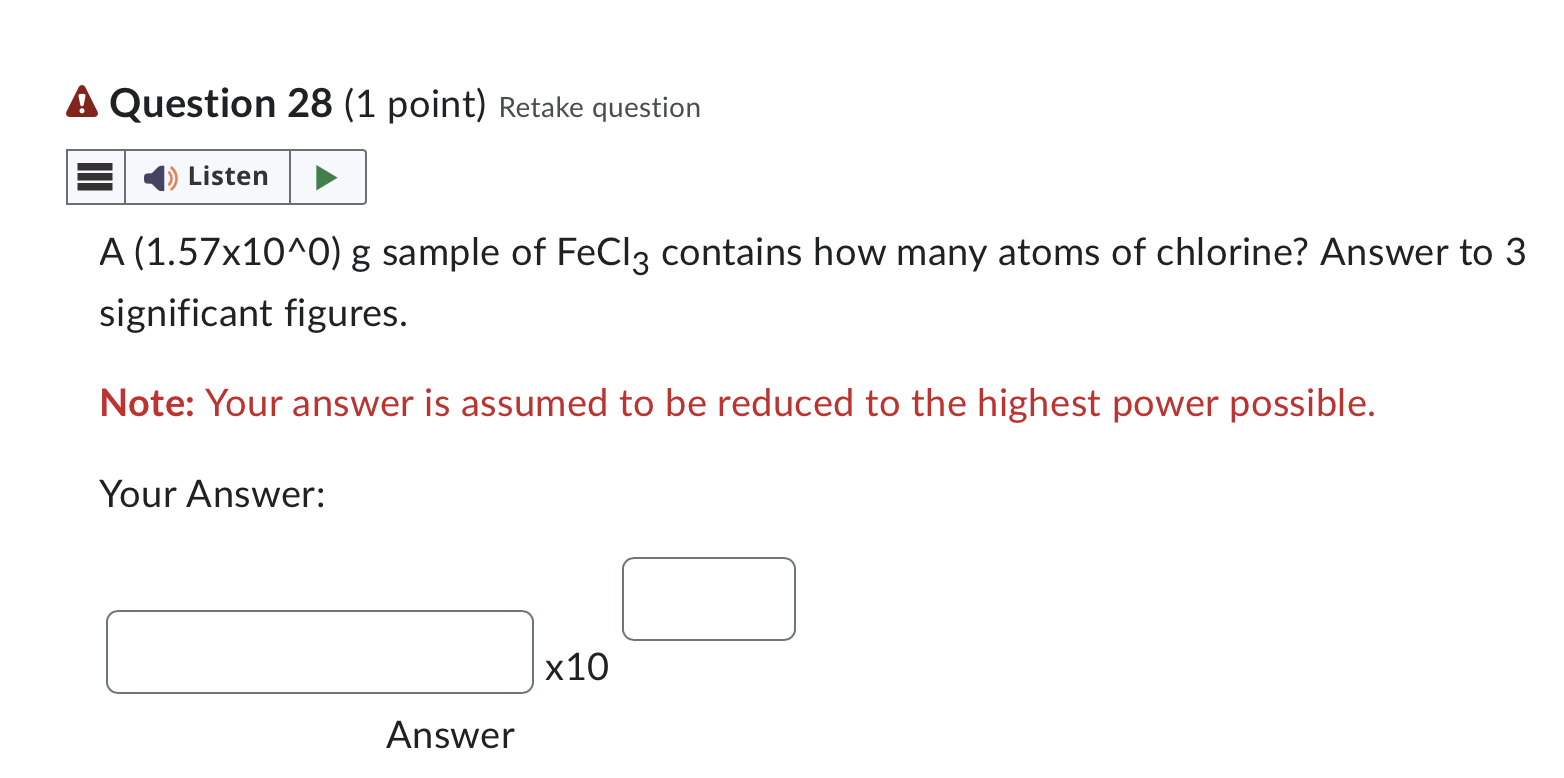 Solved A Question 28 (1 ﻿point) ﻿Retake questionA | Chegg.com