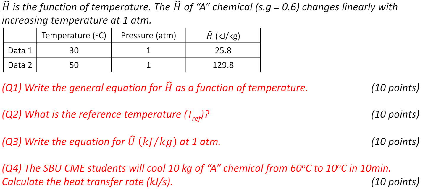 Solved widehat(H) ﻿is the function of temperature. The | Chegg.com