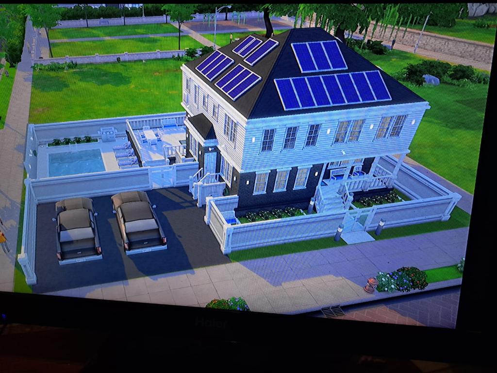 Solved This is a house I designed. It has 30 Solar Panels on | Chegg.com