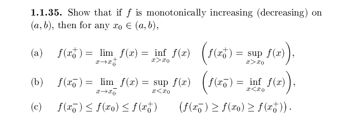 Solved Show that if f is monotonically increasing | Chegg.com