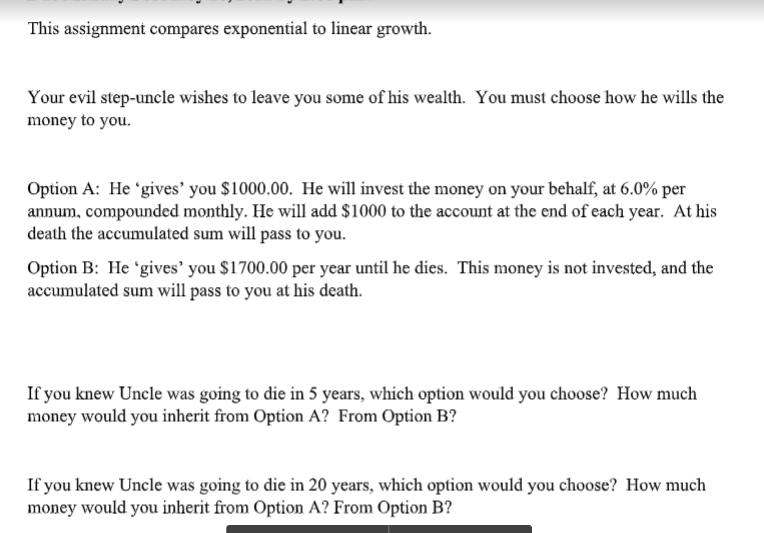 Solved Math 30 – 2 Take Home Assignment #3 | Chegg.com