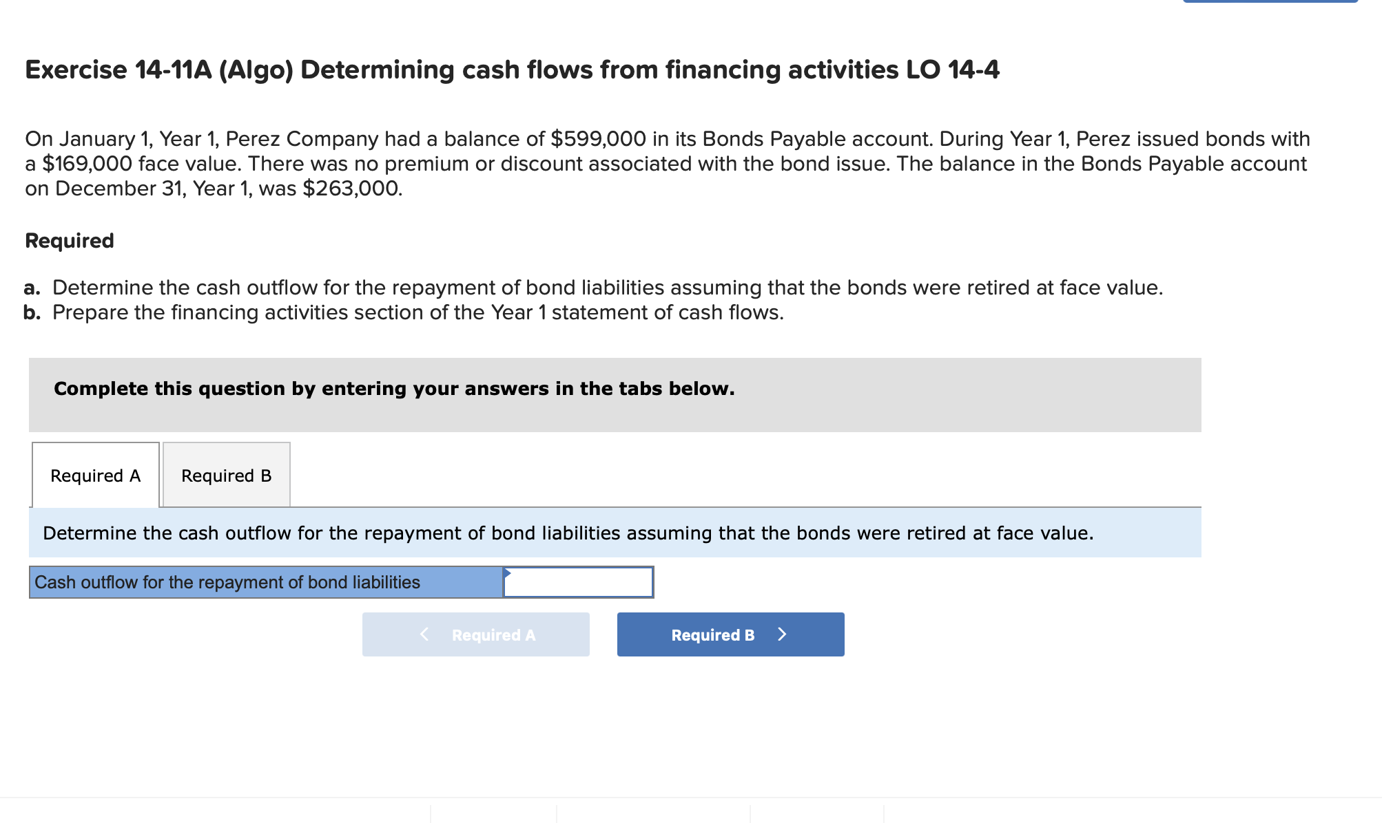Solved Exercise 14-11A (Algo) Determining cash flows from | Chegg.com