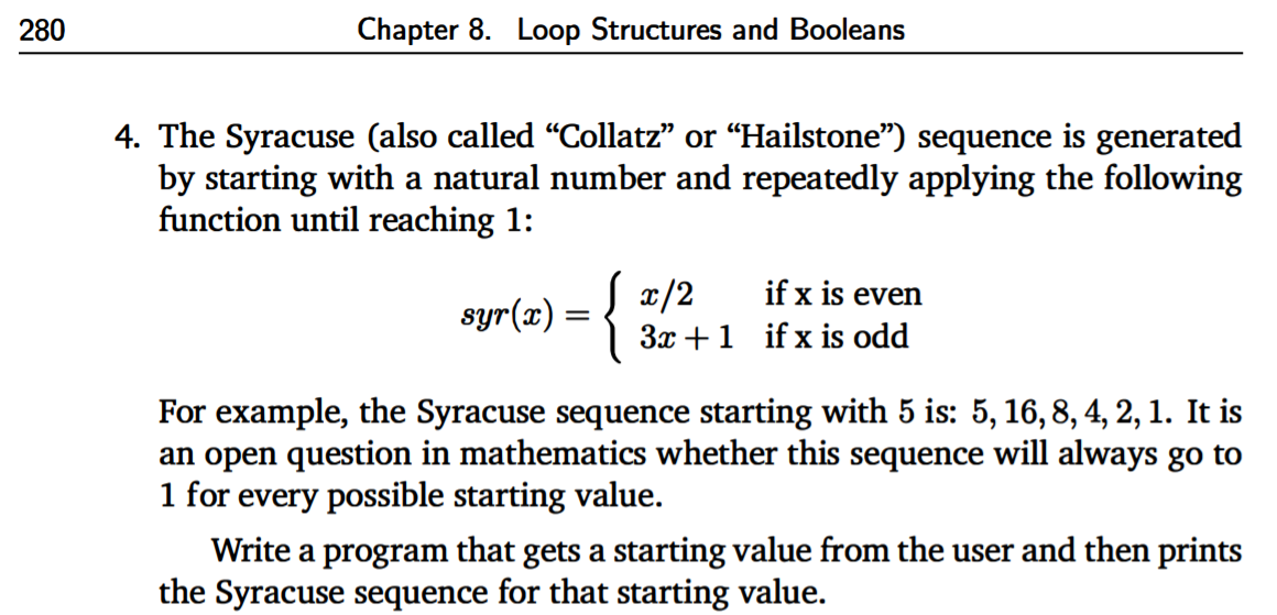 Solved Do Zelle Chapter 8 question 4 shown below. (python) | Chegg.com